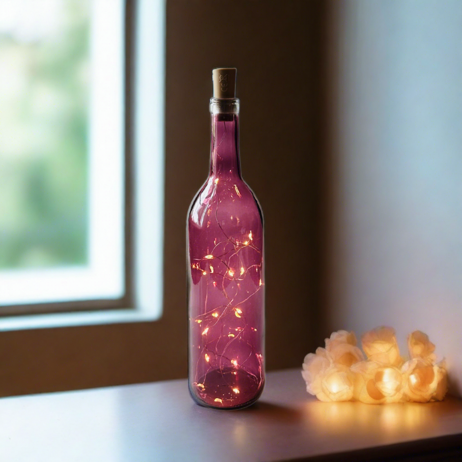 Wine Bottles with Lights – Wine Wicks & Gifts