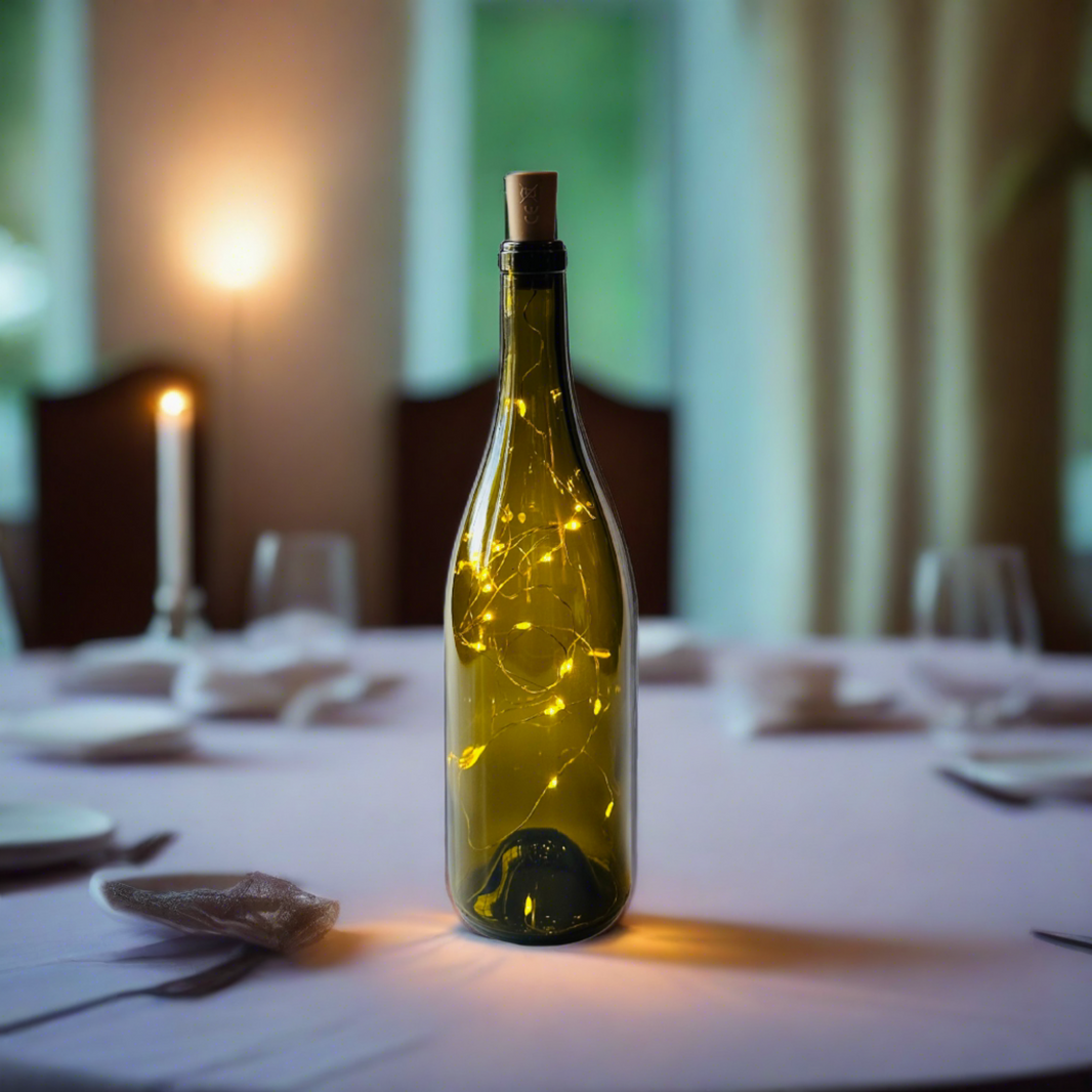 Wine Bottles with Lights – Wine Wicks & Gifts