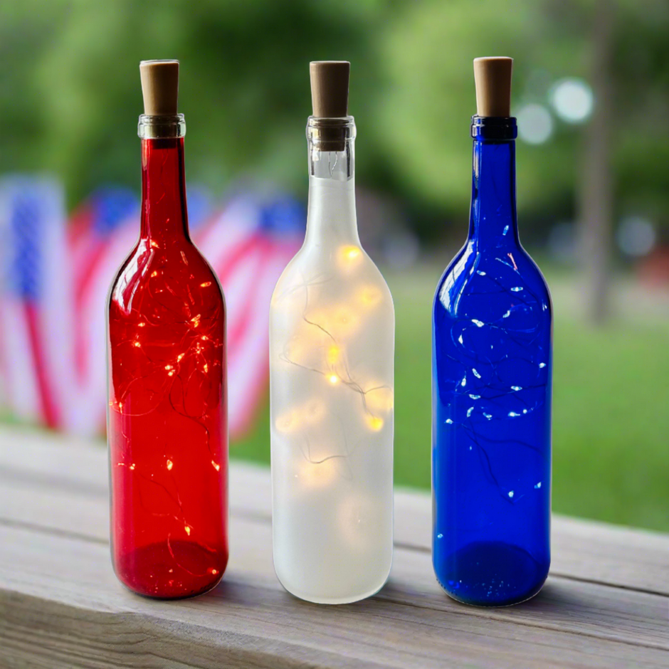 Wine Bottles with Lights – Wine Wicks & Gifts